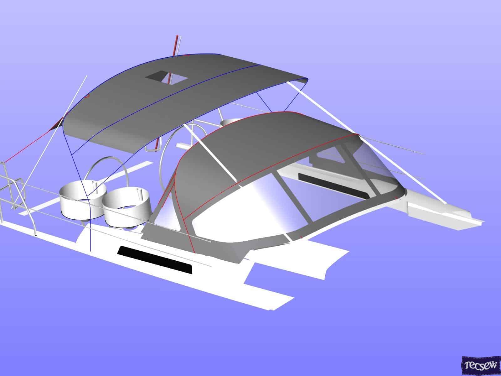 Hanse 388 Bimini - Tecsew