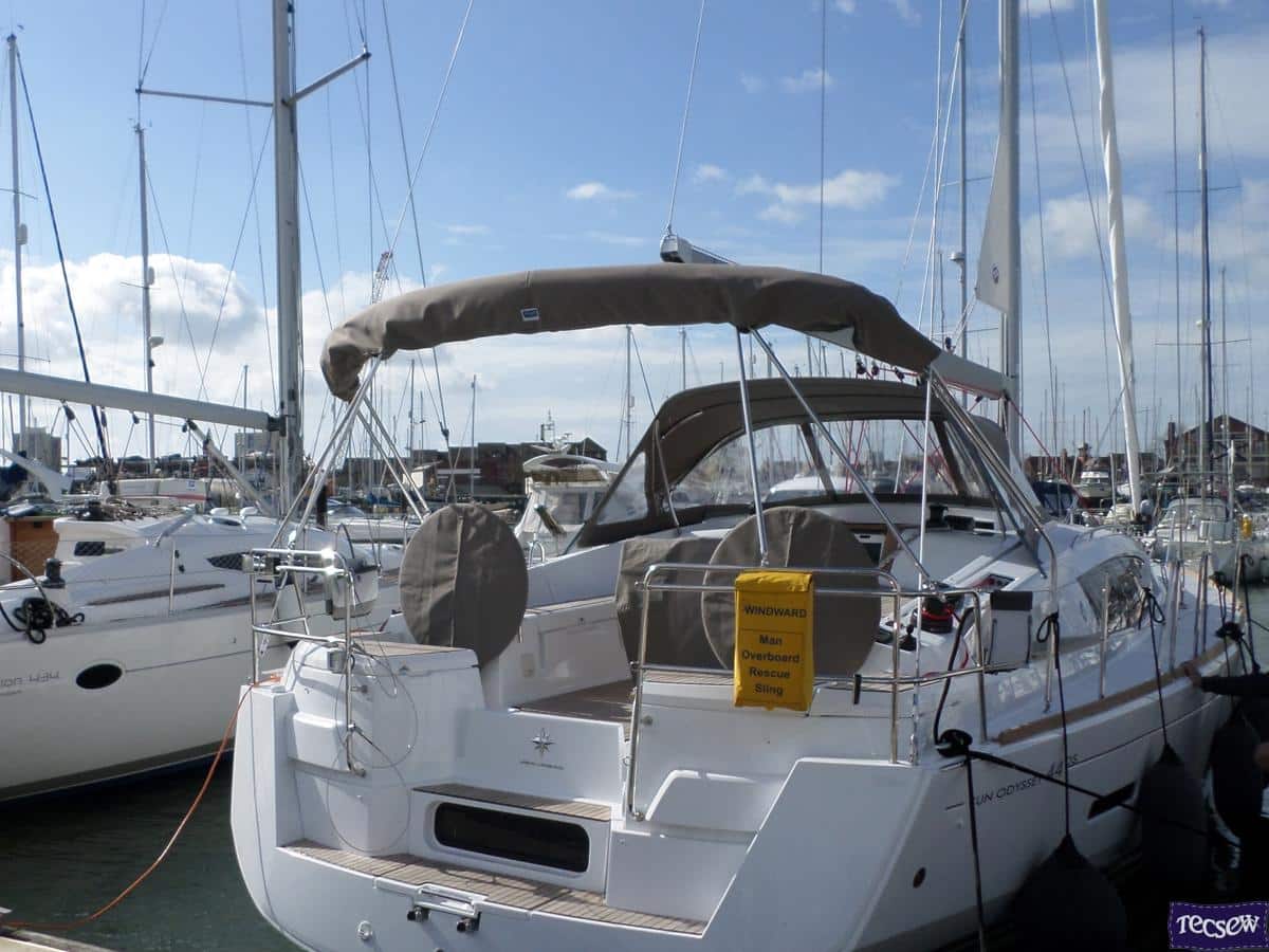 Jeanneau Sun Odyssey 44ds, 4 Bar Bimini, ref 5960 and 1104 - Tecsew