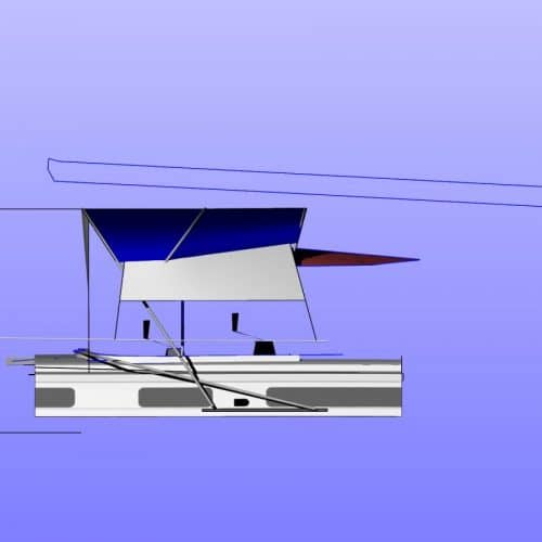 Moody 44 with doghouse, Bimini, ref 5810 - Tecsew