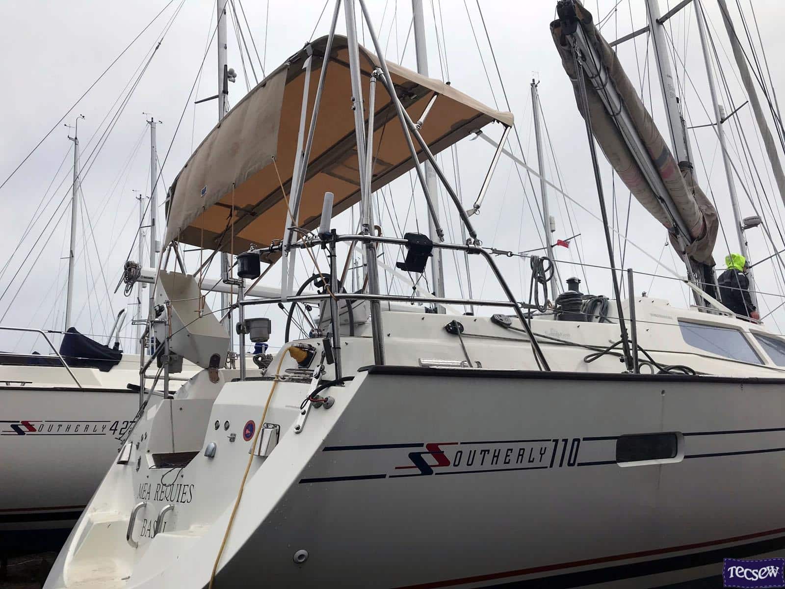 Southerly 110 with mainsheet track in cockpit, MEA REQUIES, 3 Bar ...