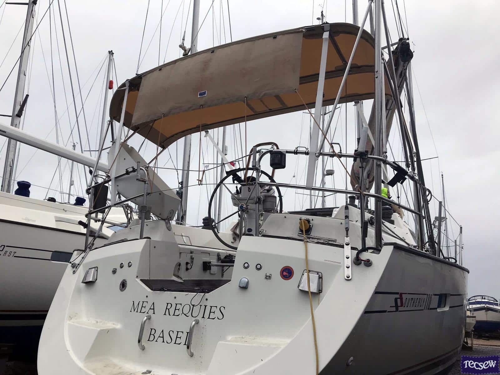 Southerly 110 with mainsheet track in cockpit, MEA REQUIES, 3 Bar ...