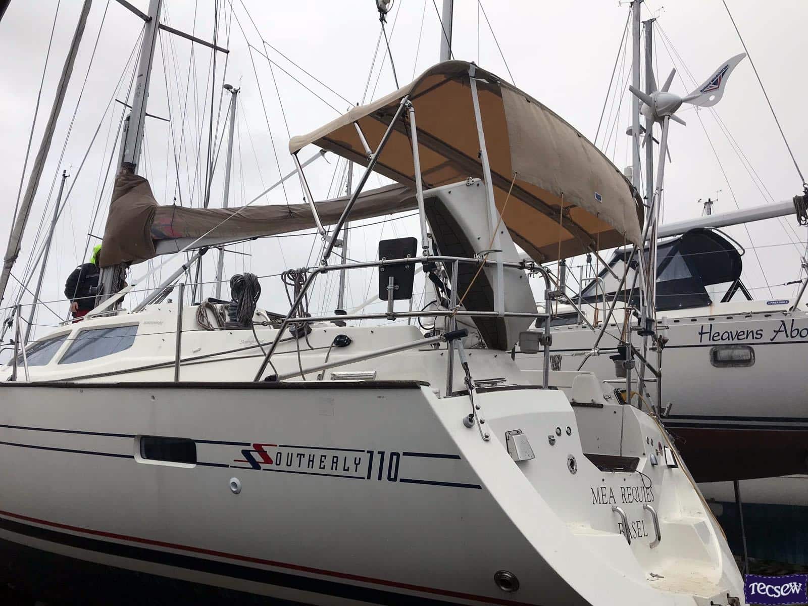 Southerly 110 with mainsheet track in cockpit, MEA REQUIES, 3 Bar ...