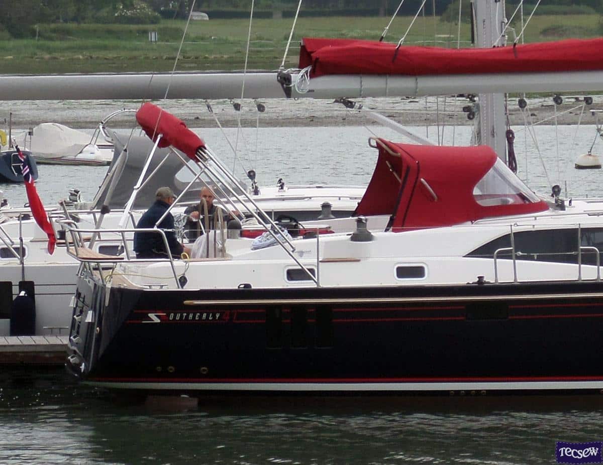 Southerly 47 Higher non standard Bimini, Approximate height 2030mm - Tecsew
