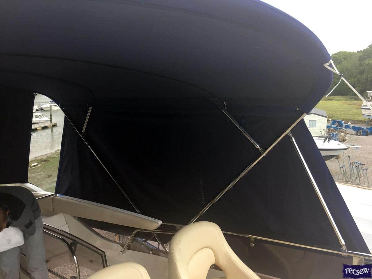 Fairline Phantom 48, Flybridge Bimini Side Shade Panels, FAIR LADY, ref ...