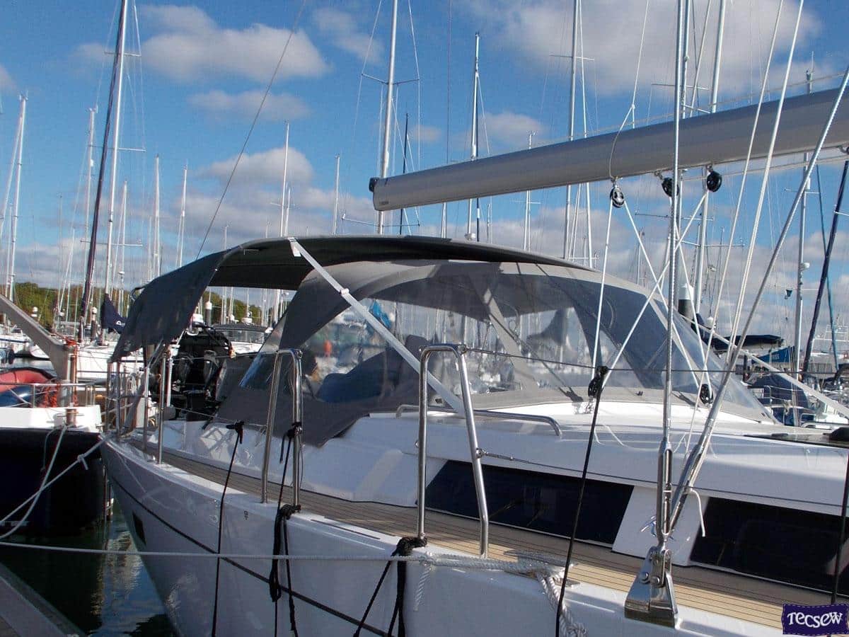 Hanse 455 Bimini Mesh, Side Shade Panels, ref 7530 - Tecsew