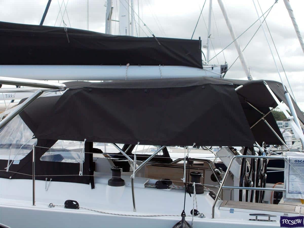 Hanse 455 Bimini Side Shade Panels - Tecsew