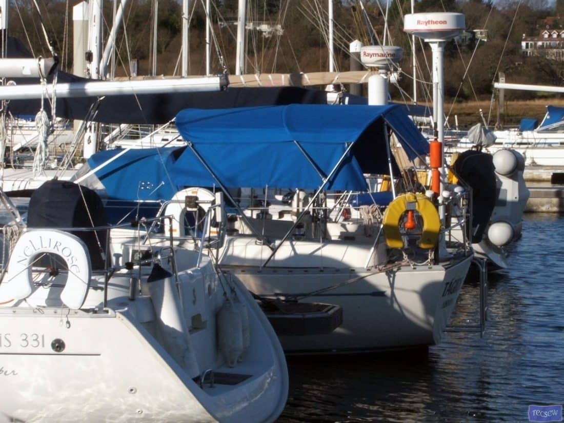 Bimini Side Shade Panels - Enhanced Cockpit Protection - Tecsew