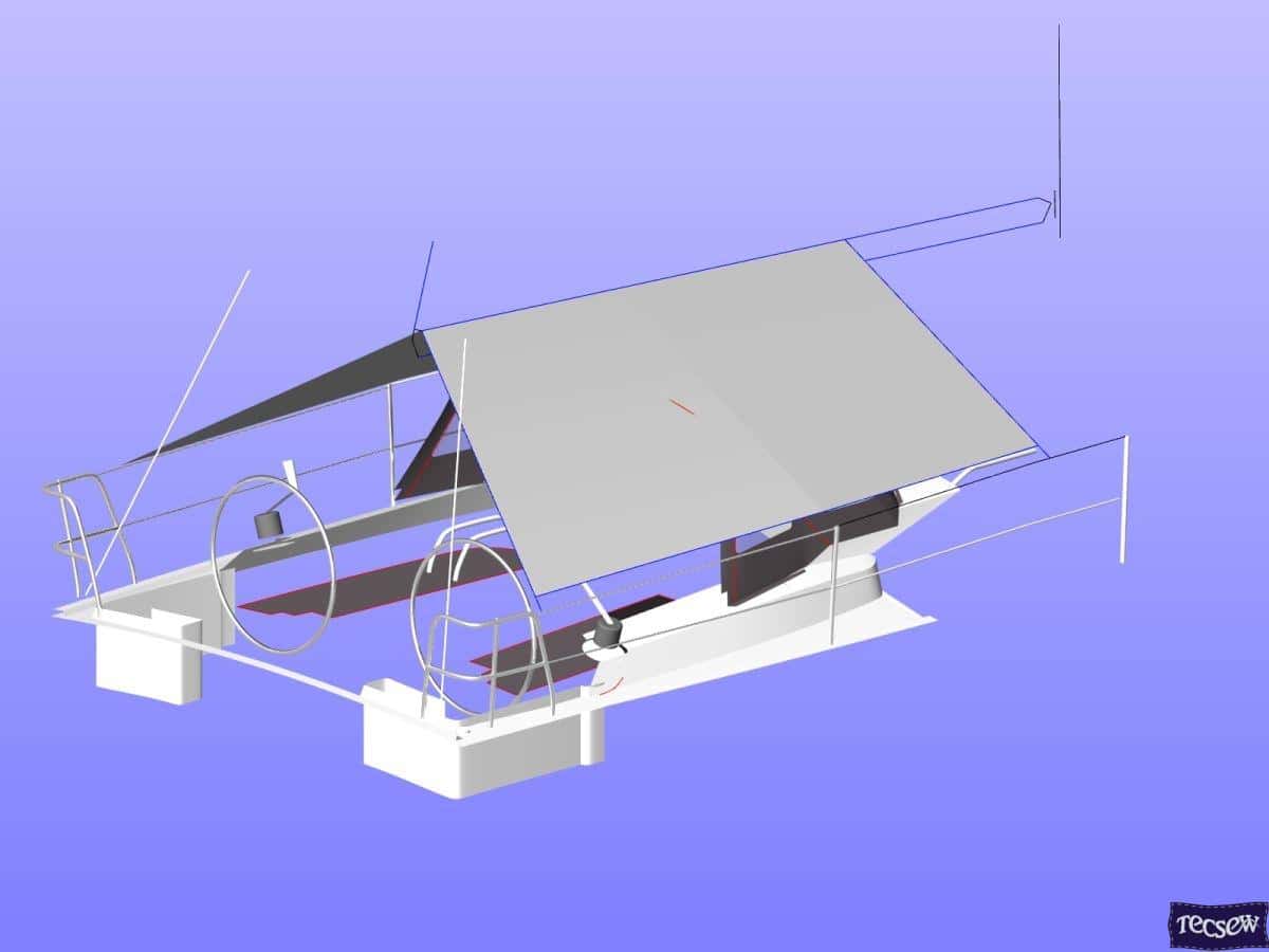 Hanse 315 Boom Tent, ref 7808 - Tecsew