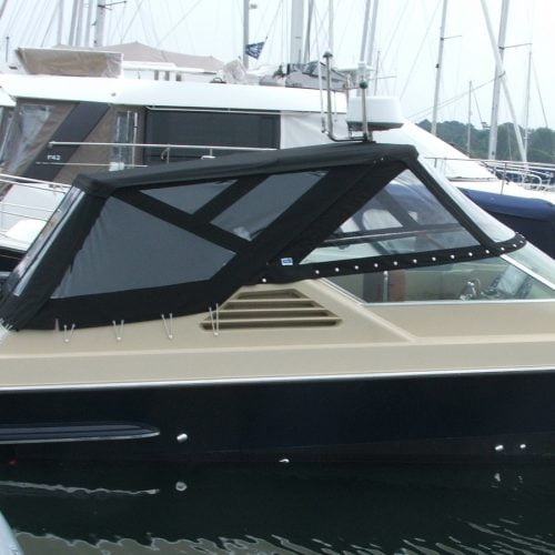 Columbo 33 Cockpit Canopies fitted with optional window blinds - Tecsew