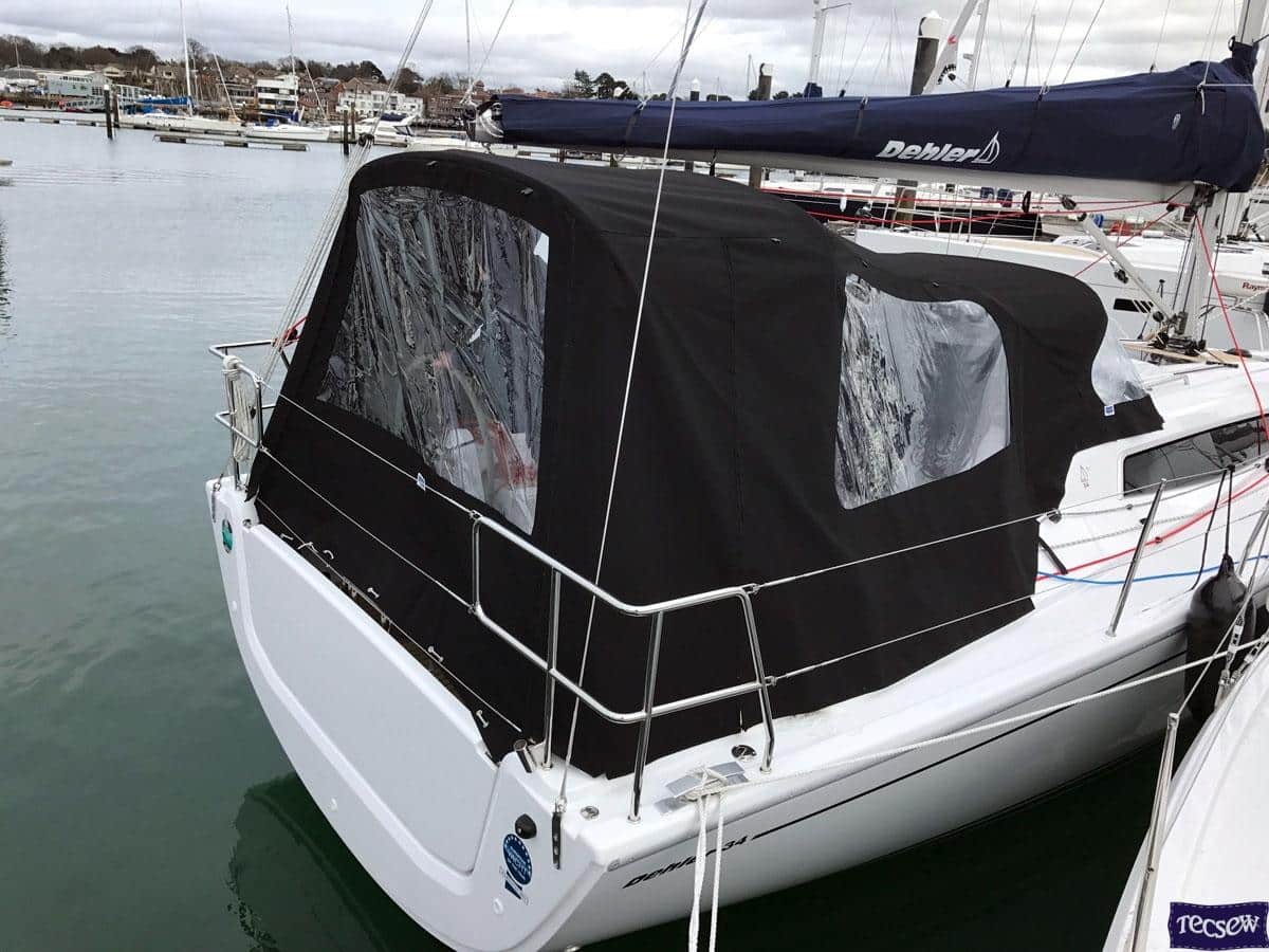Dehler 34, 2016 model Cockpit Enclosure fits Sprayhood ref 7391, ref ...
