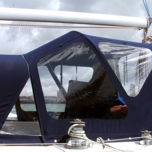 Moody 44 Cockpit Enclosure, Morning Spirit - Tecsew