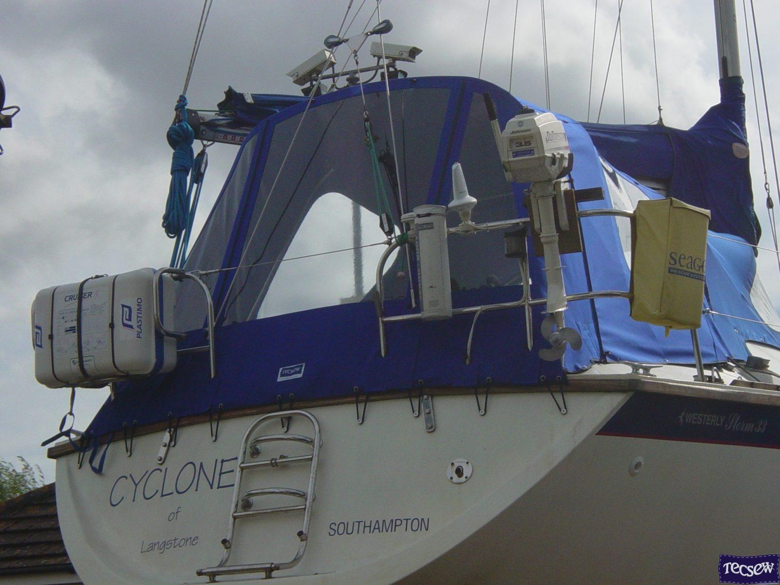 Westerly Storm Cockpit Enclosure, Cyclone_2 - Tecsew