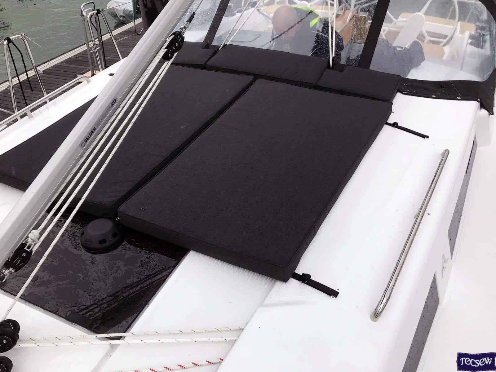Hanse 388 Foredeck Sunbathe Mattress, ref 9183 - Tecsew