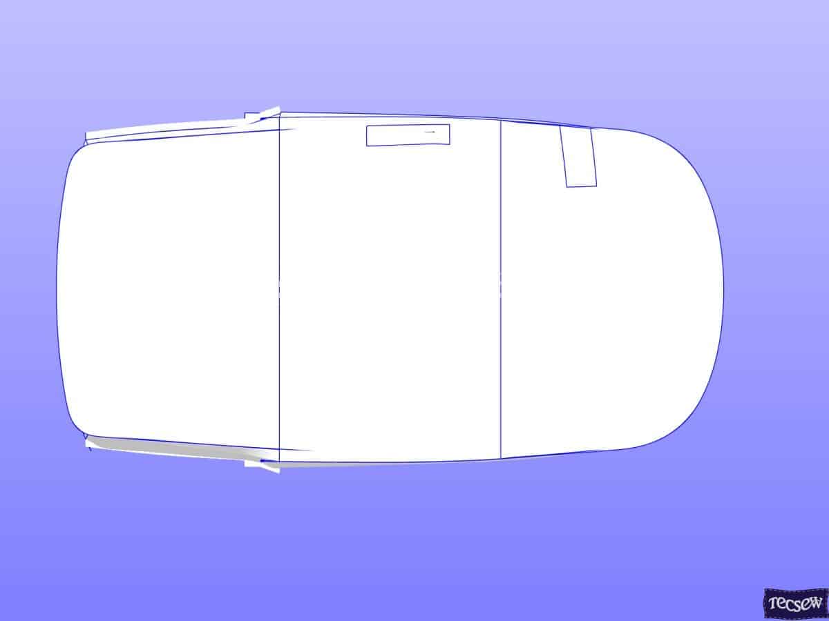 Jeanneau Prestige 500F flybridge cover, ref 5386 - Tecsew