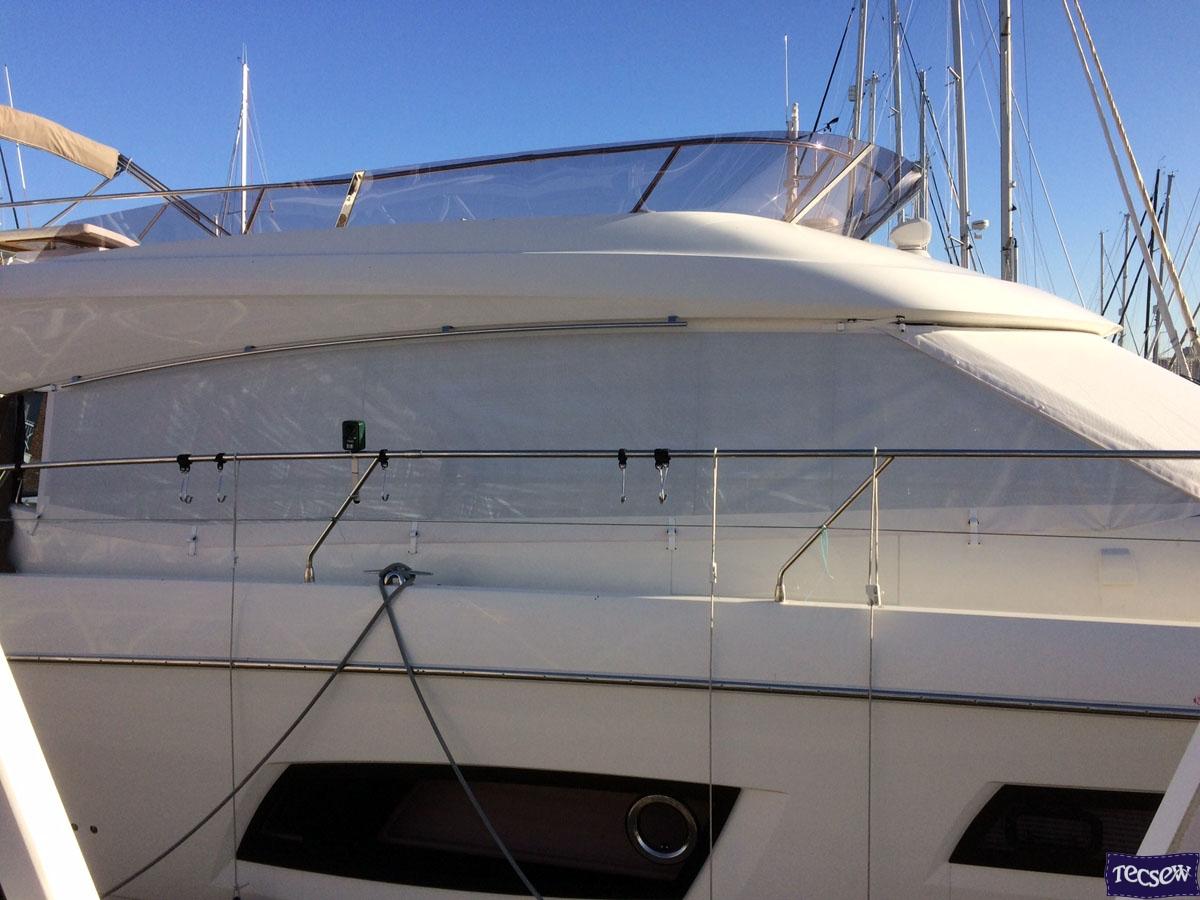 Jeanneau Prestige 550F Windscreen covers, front and sides, ref 8194 ...