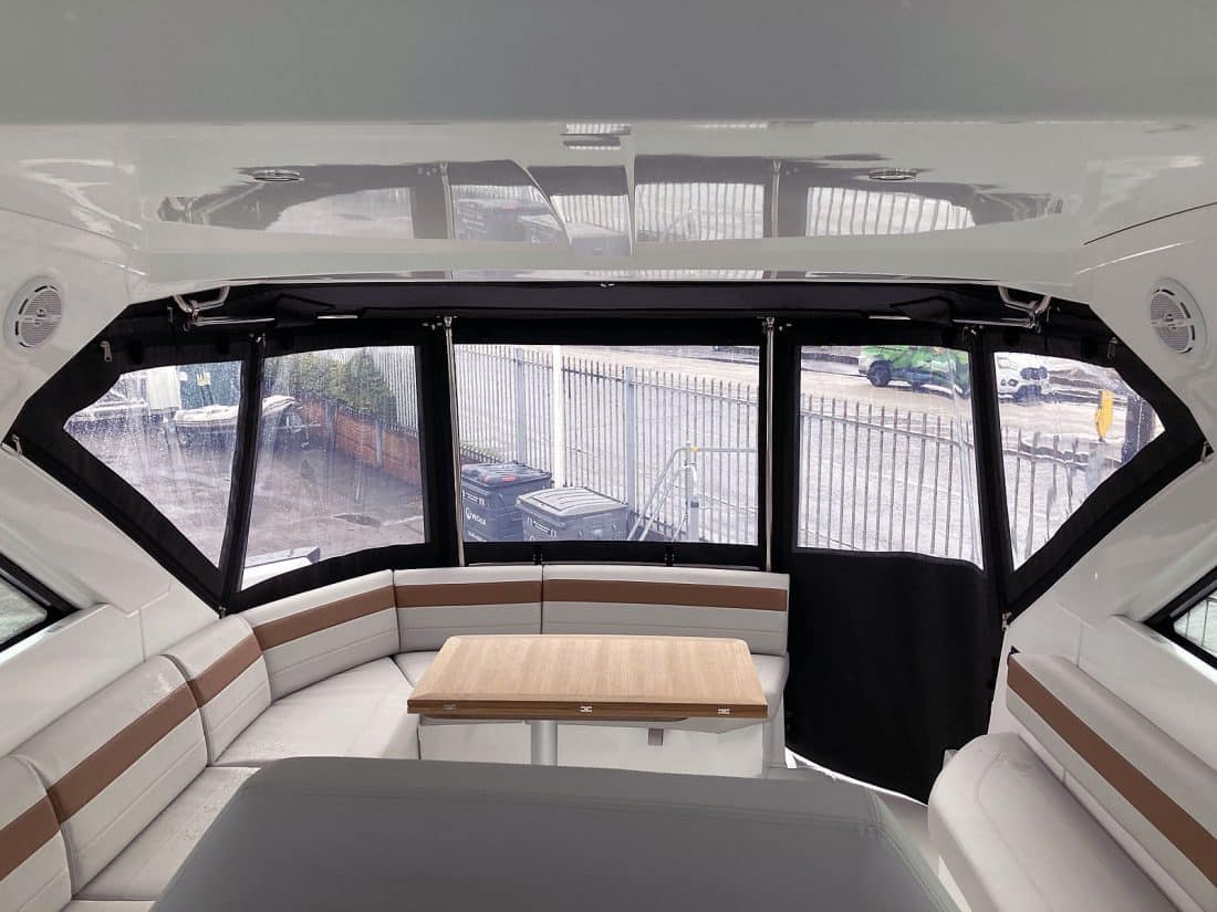 Customised Cockpit Enclosures for Motorboats - Tecsew