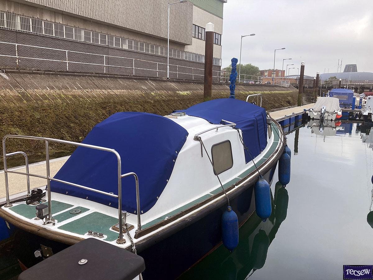 Cheverton 24 Forward and Aft Cockpit Canopies - Tecsew