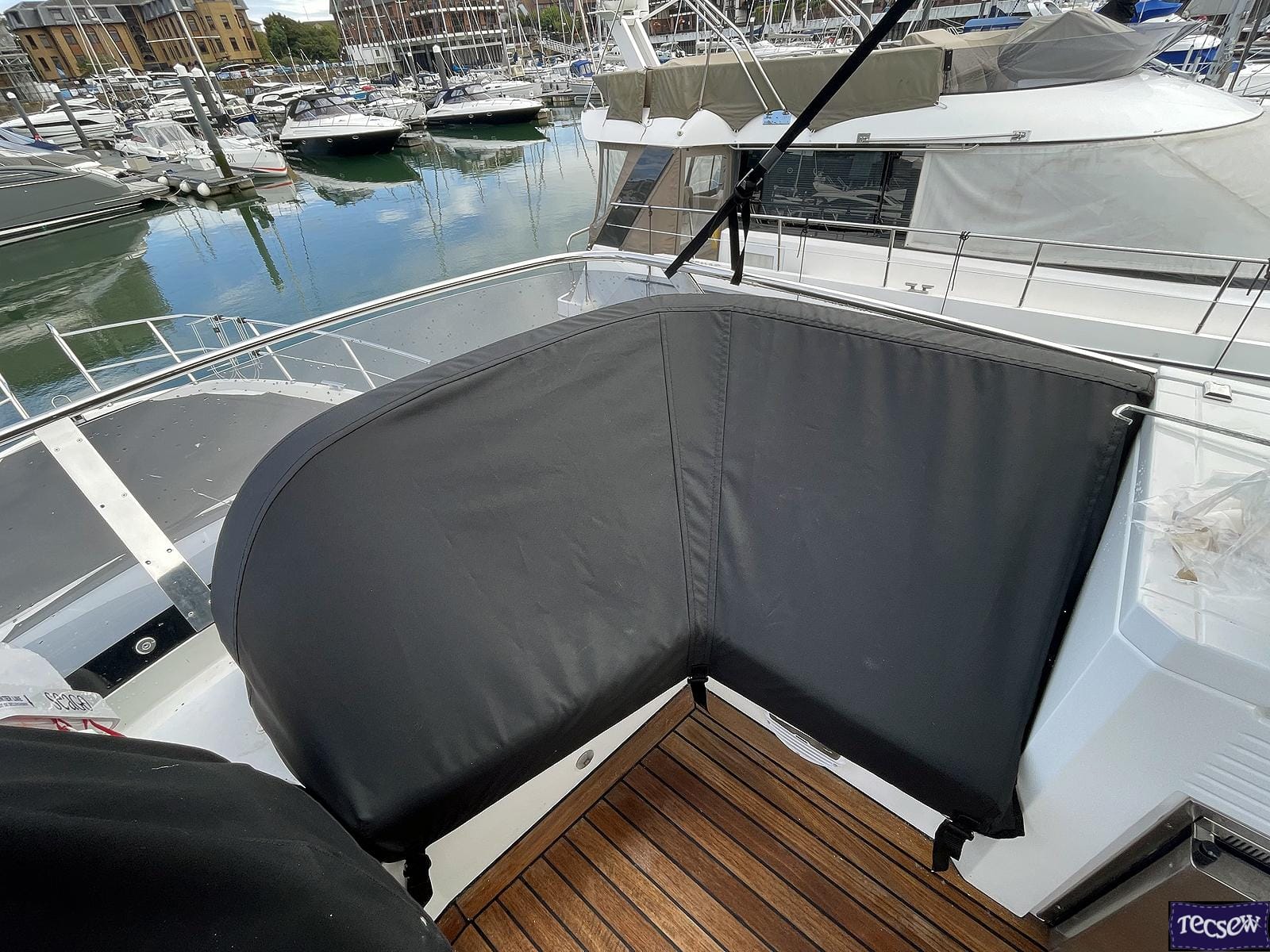 Flybridge Seating Covers – Galeon 400 Fly Protective Covers - Tecsew